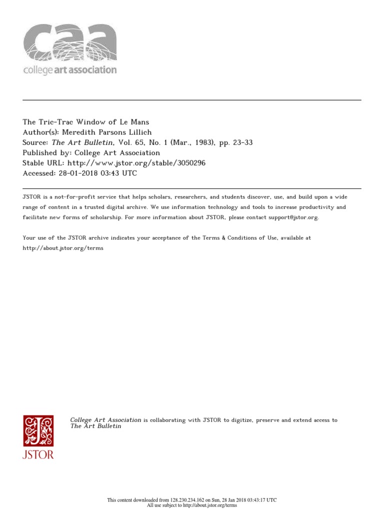 Tric-Trac Window Analysis at Le Mans | PDF