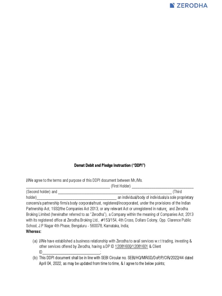 DDPI | PDF | Securities (Finance) | Stocks