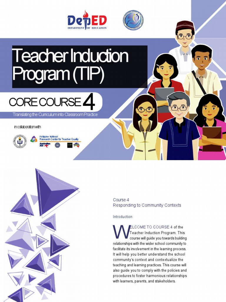 Teacher Induction Program Course 4 Overview | PDF | Constructivism (Philosophy Of Education ...