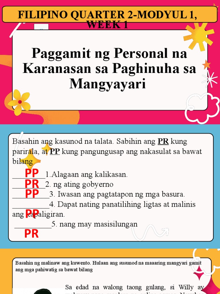 Q2-Filipino 2-Week1 | PDF