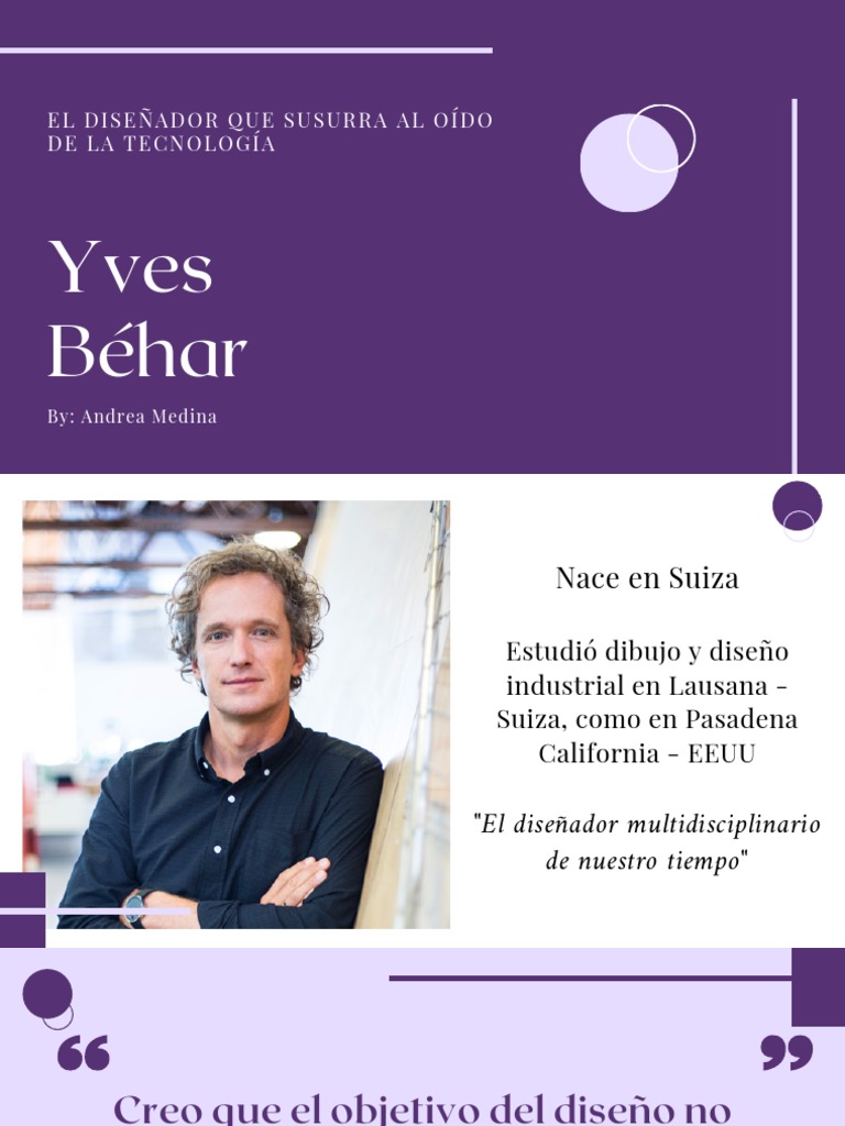 Yves Béhar: Innovación en Diseño Social | PDF | Arte