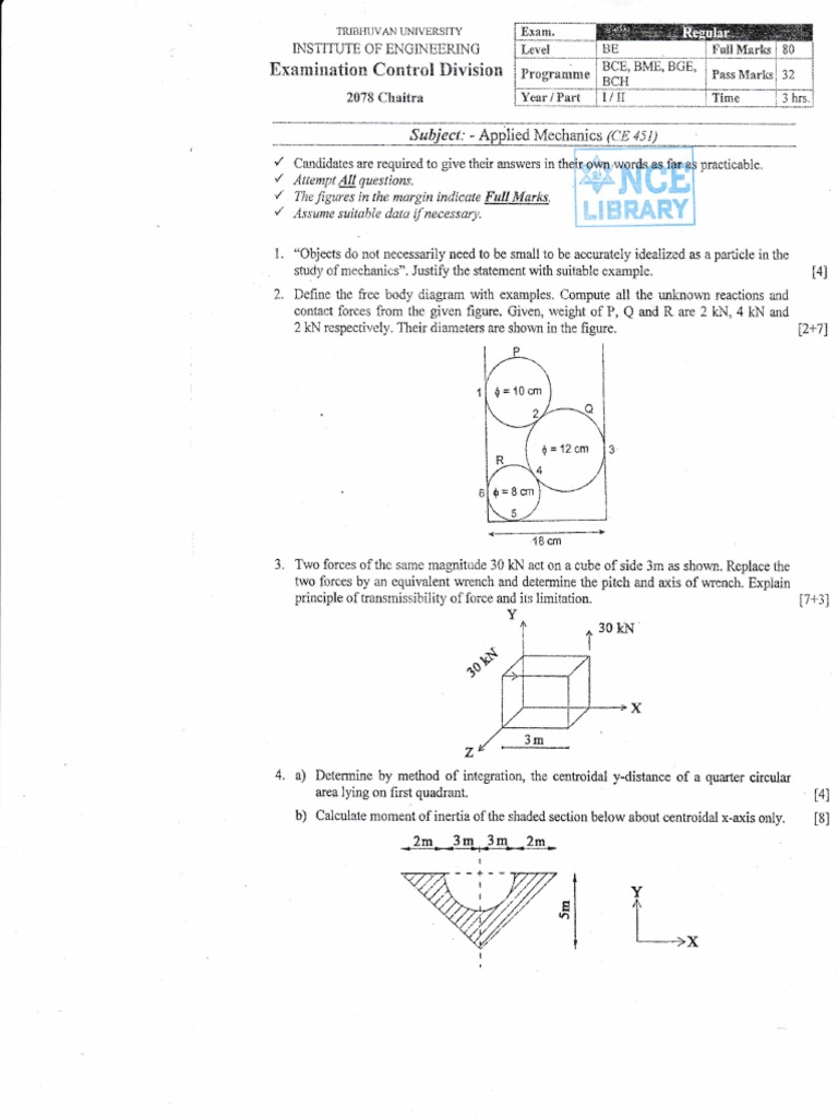 Applied Mechanics Merged | PDF | Acceleration | Force Applied Mechanics Merged | PDF | Acceleration | Force