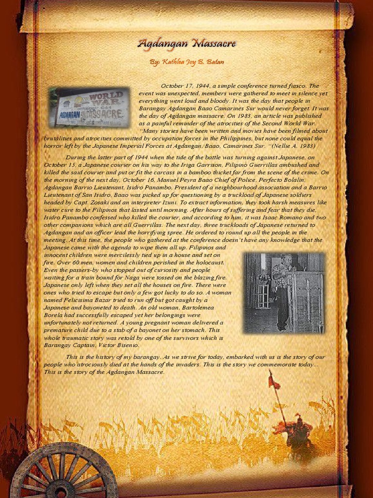 Agdangan Massacre | PDF | Conflicts | Military Operations