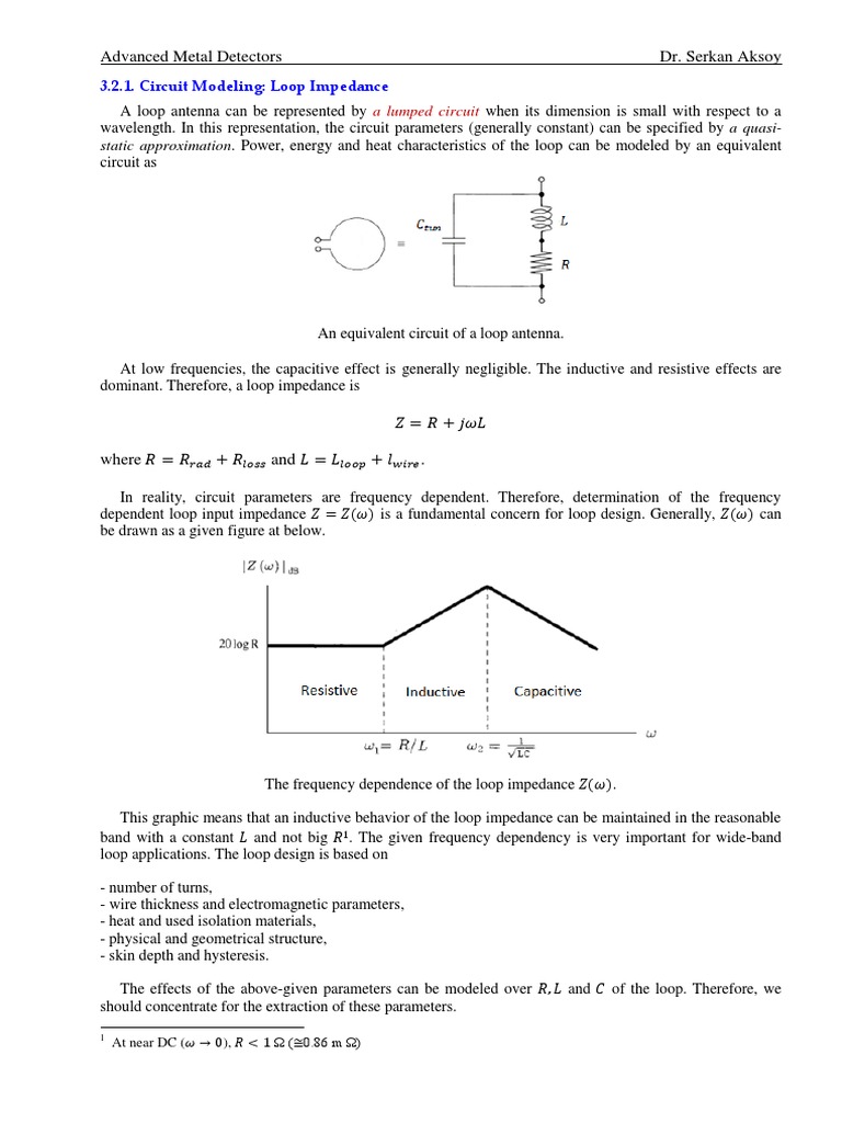 An Equivalent Circuit of A Loop Antenna | PDF | Antenna (Radio ...