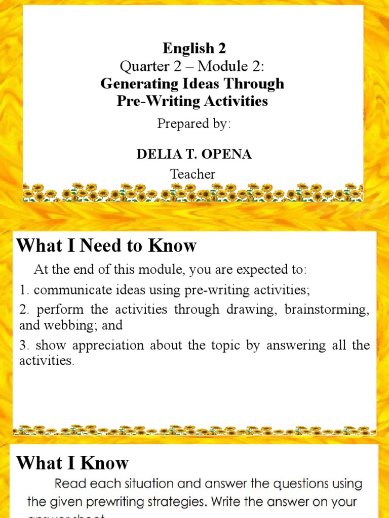 English 2 Q2 - Week2 | PDF