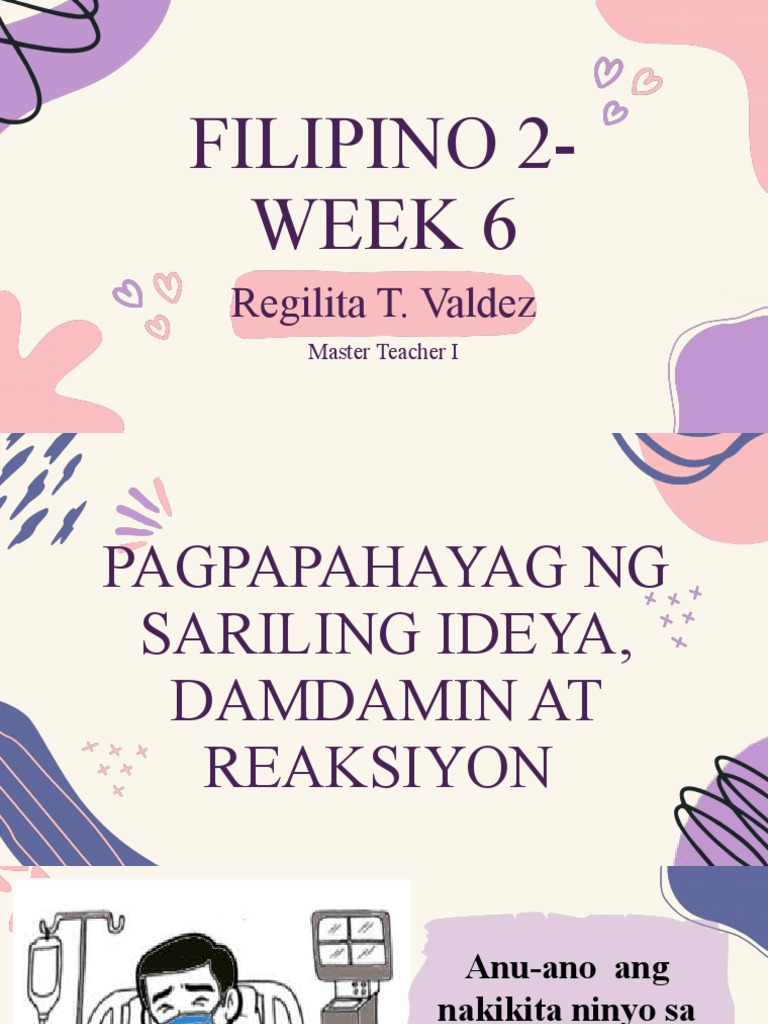 Q2-Filipino 2-Week 6 | PDF