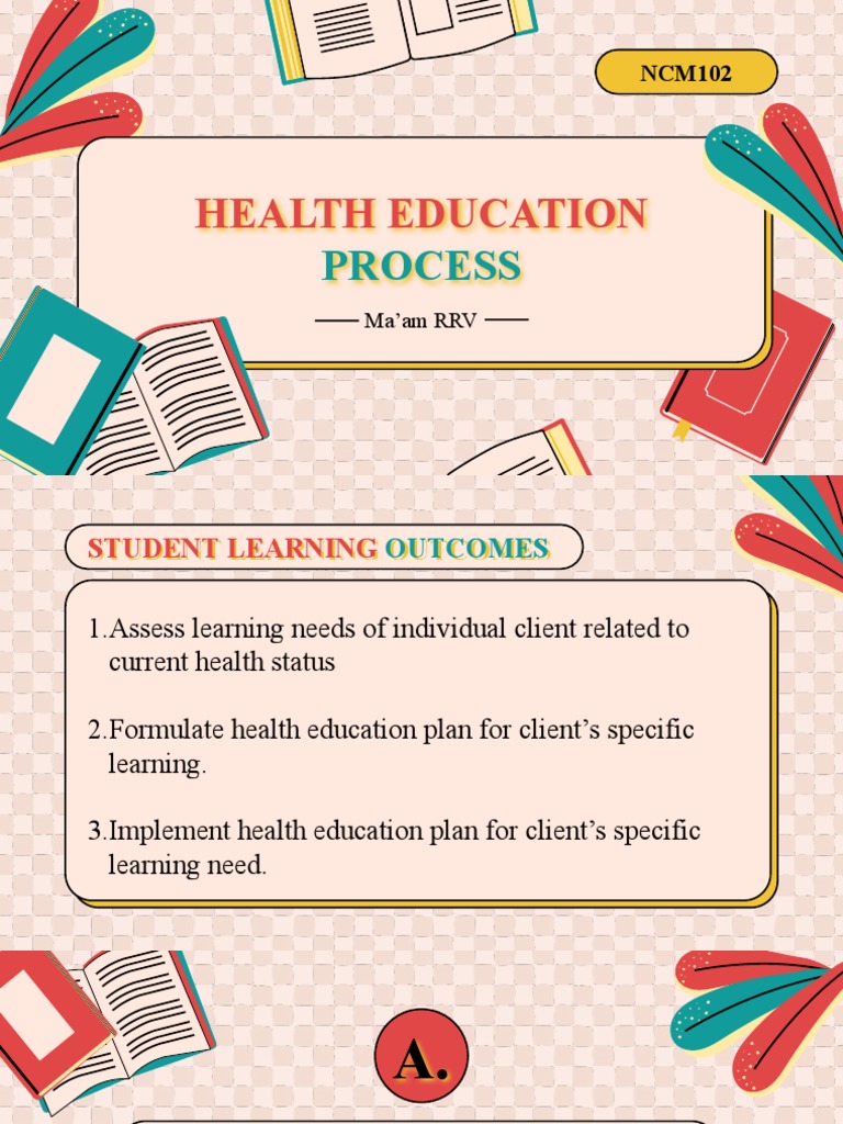 Health Education Process | PDF | Educational Assessment | Learning