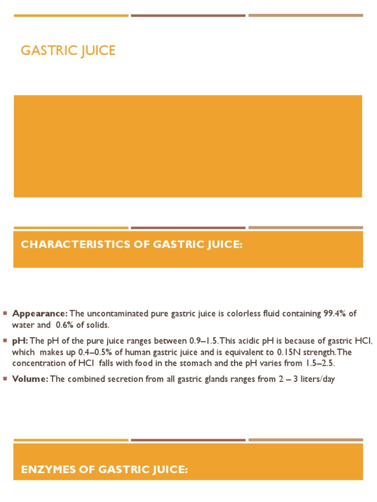 Saliva and Gastric Secretions | PDF | Stomach | Hydrochloric Acid
