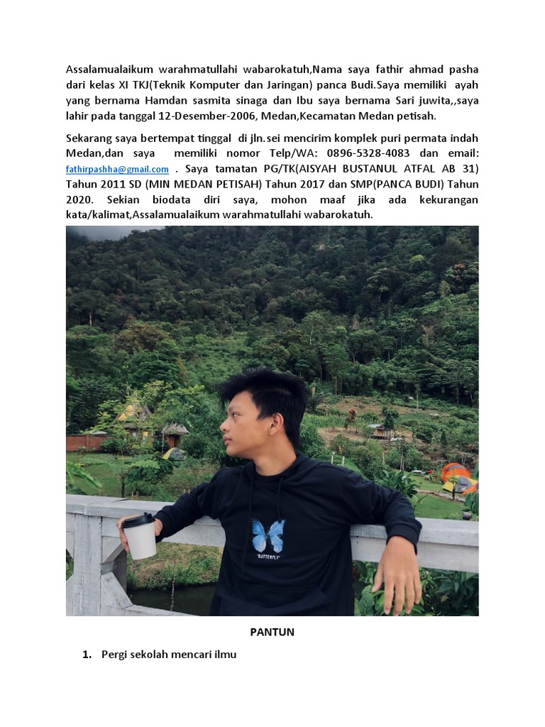 Pantun Fathir Ahmad Pasha | PDF