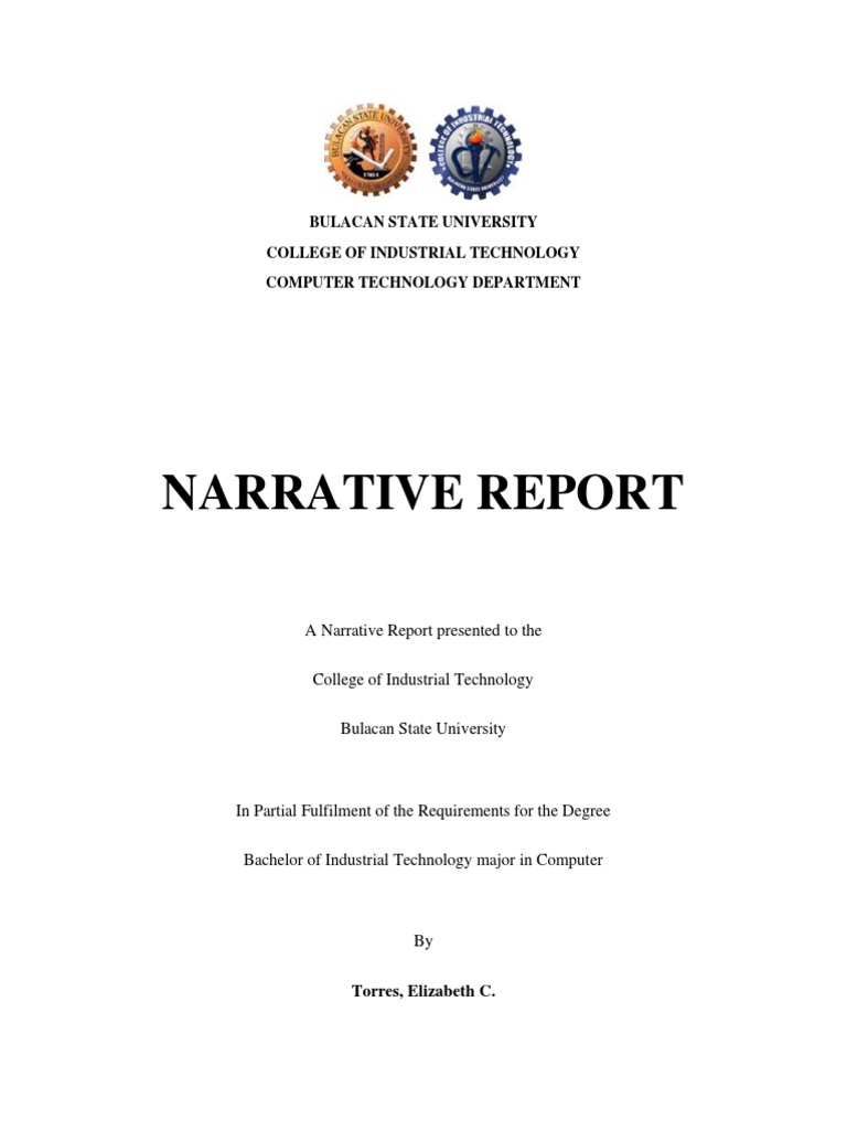Narrative Report | Download Free PDF | Mentorship | Internship