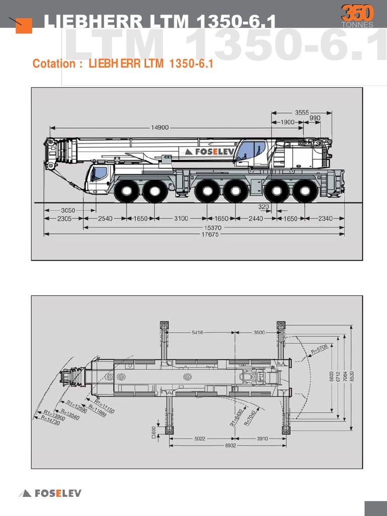 350T Liebherr LTM 1350 6.1 | PDF