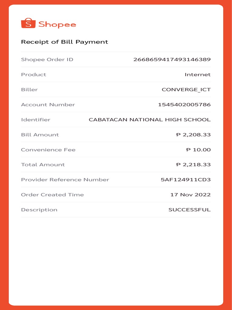 Receipt of Bill Payment | PDF | Finance & Money Management | Technology & Engineering