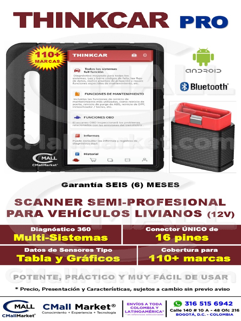 THINKCAR PRO Full | PDF | Tecnología e ingeniería
