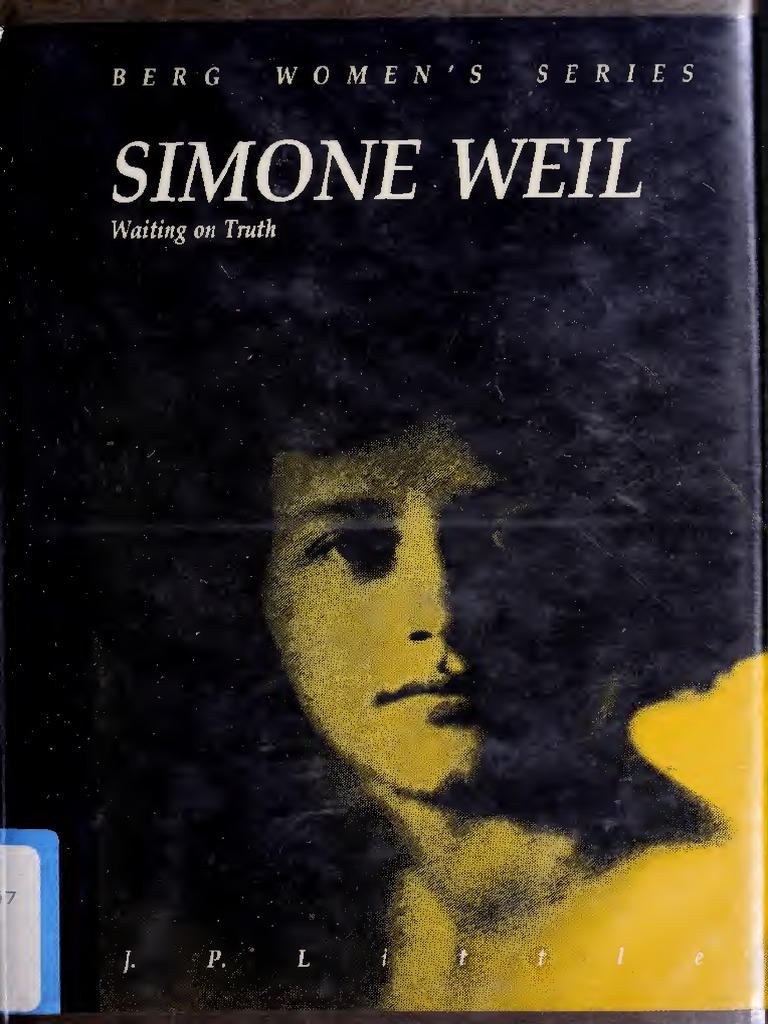 Simone Weil - J. P. Little Free | PDF | Adolf Hitler | Feminism