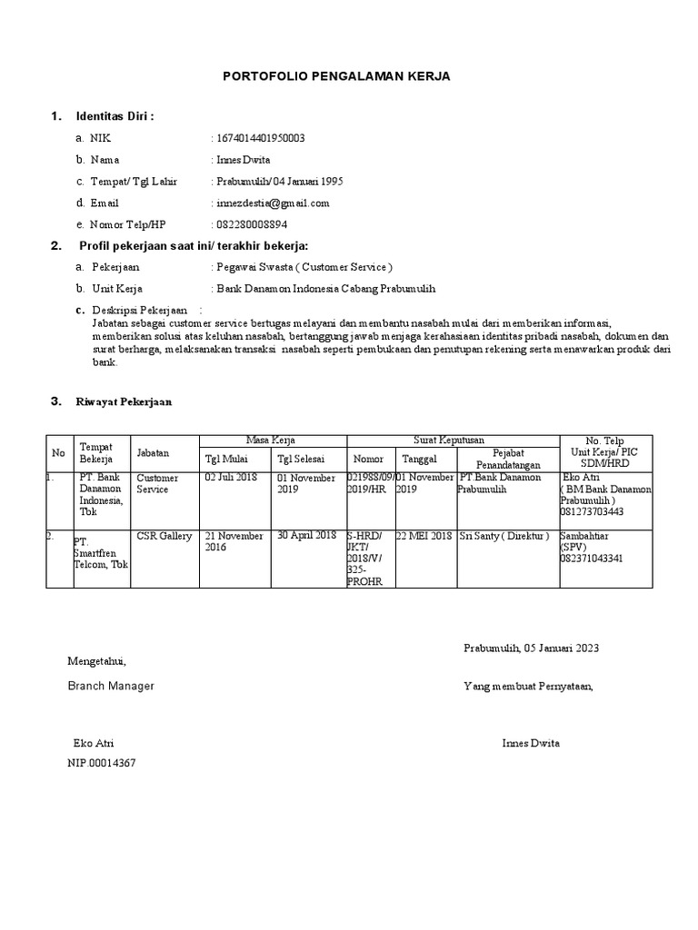 Portofolio Edit | PDF Portofolio Edit | PDF