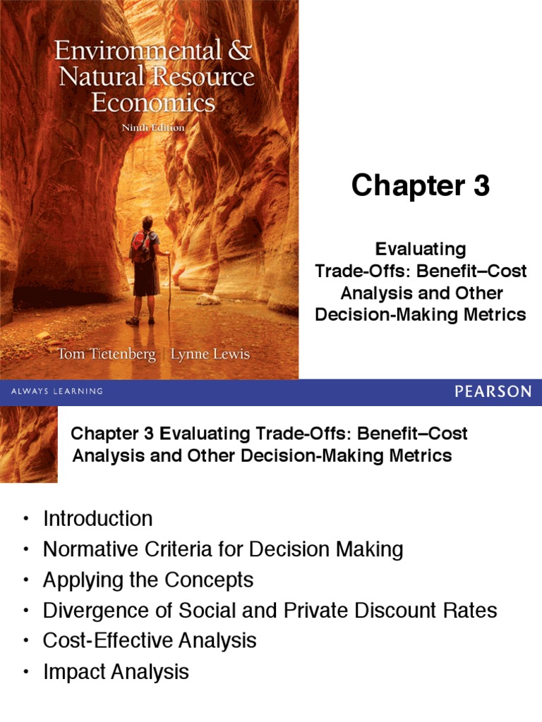 Chapter 3 PDF Risk Cost Benefit Analysis