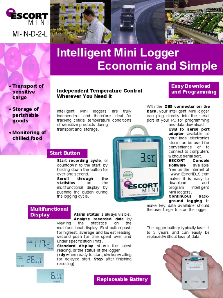 Escort Mini Folleto Ingles | PDF | Usb | Video Game Consoles