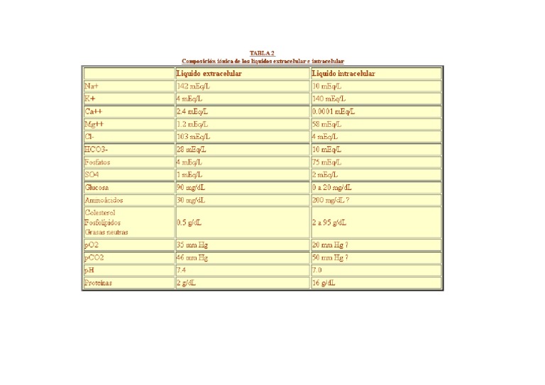 Concentraciones de Iones IC EC | PDF