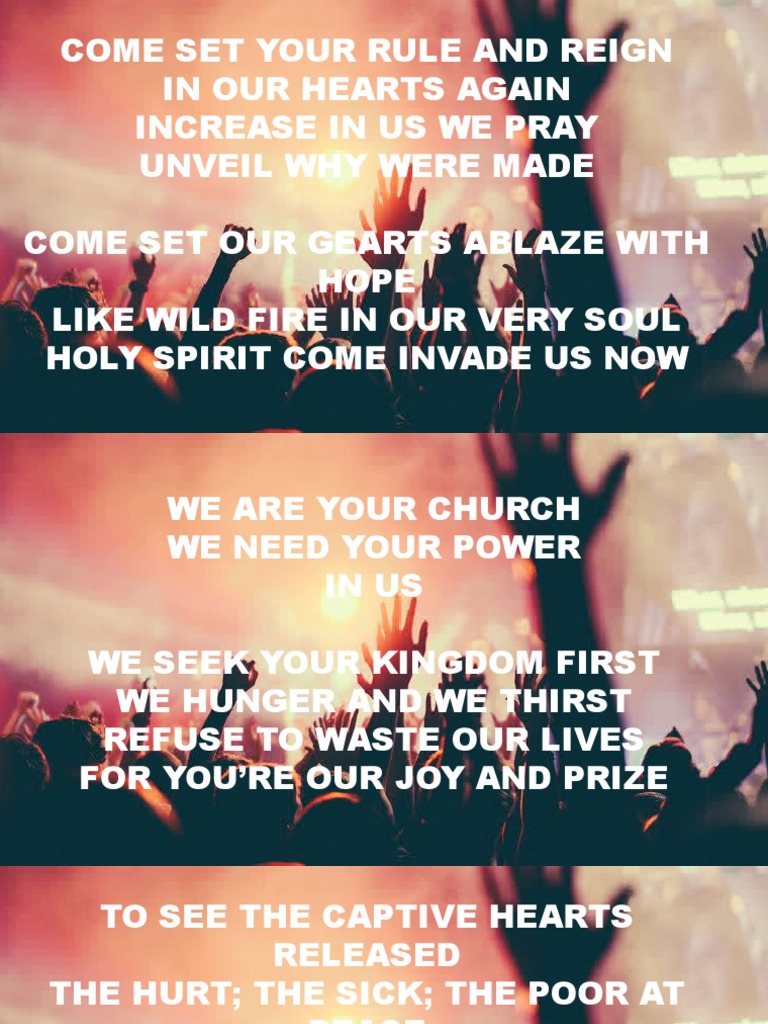 Line Up | PDF | Glory (Religion) | Soul