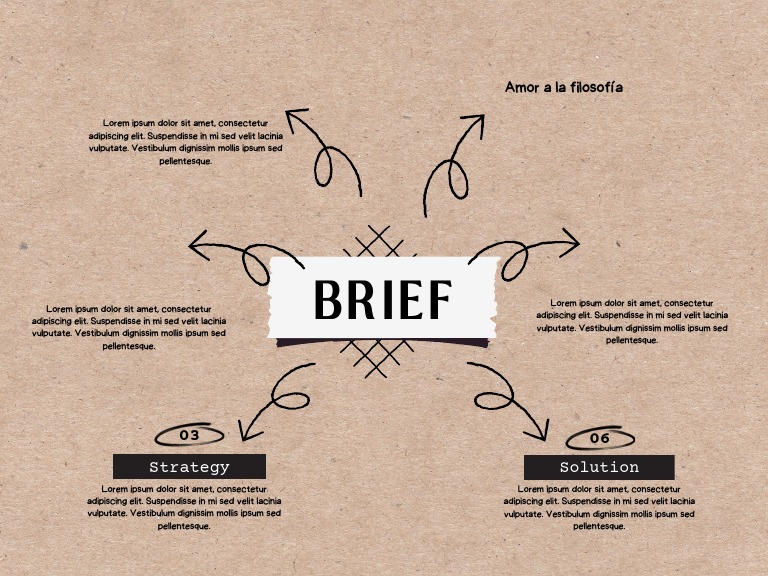 Brown and White Doodle Brief Mind Map Brainstorm Graph | PDF