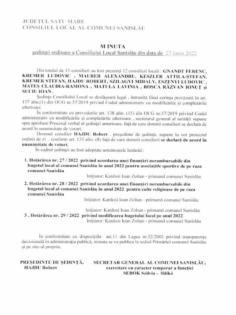Minuta-sedinta-27.06.2022 | PDF