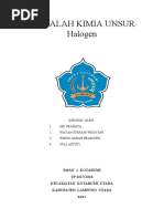 Unsur Halogen: Sifat dan Manfaatnya | PDF