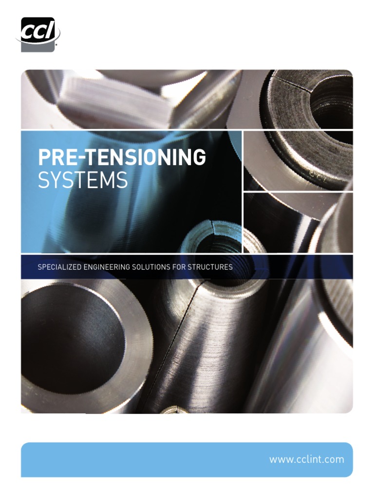 Pre-Tensioning Brochure | PDF | Pump | Prestressed Concrete
