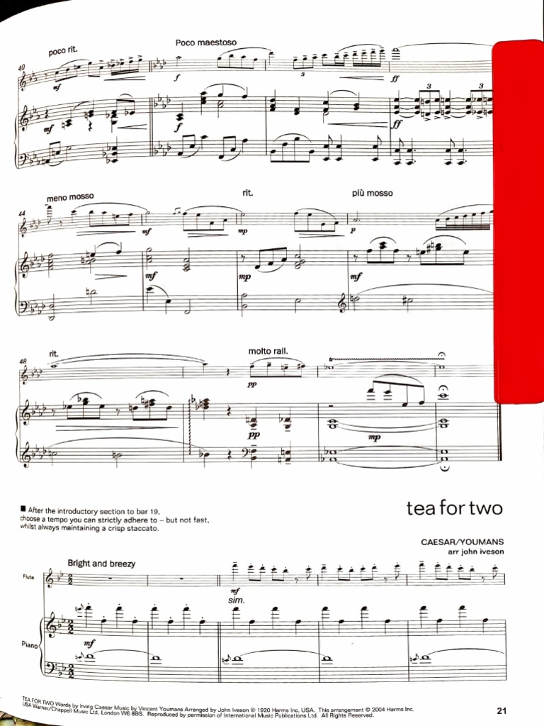 Tea For Two | PDF