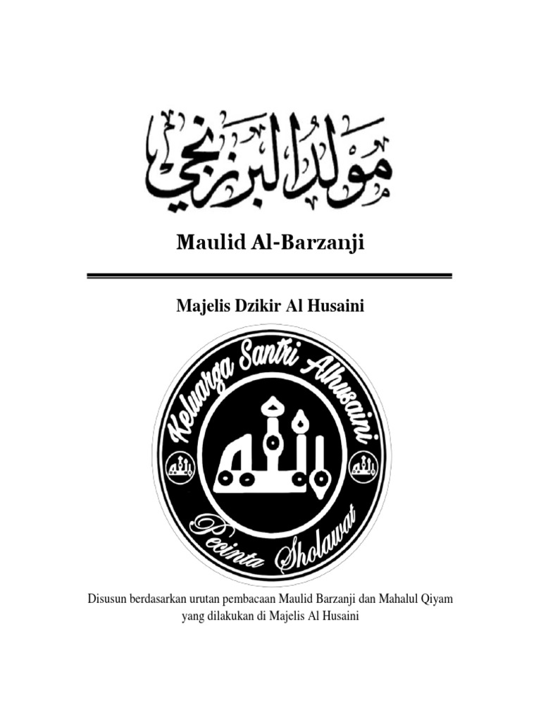 Kitab Maulid Barzanji | PDF | Agama & Spiritualitas