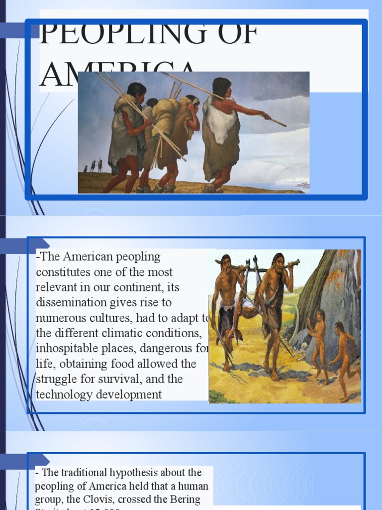Exposicion - Peopling of America - Guitarrero Cave | PDF