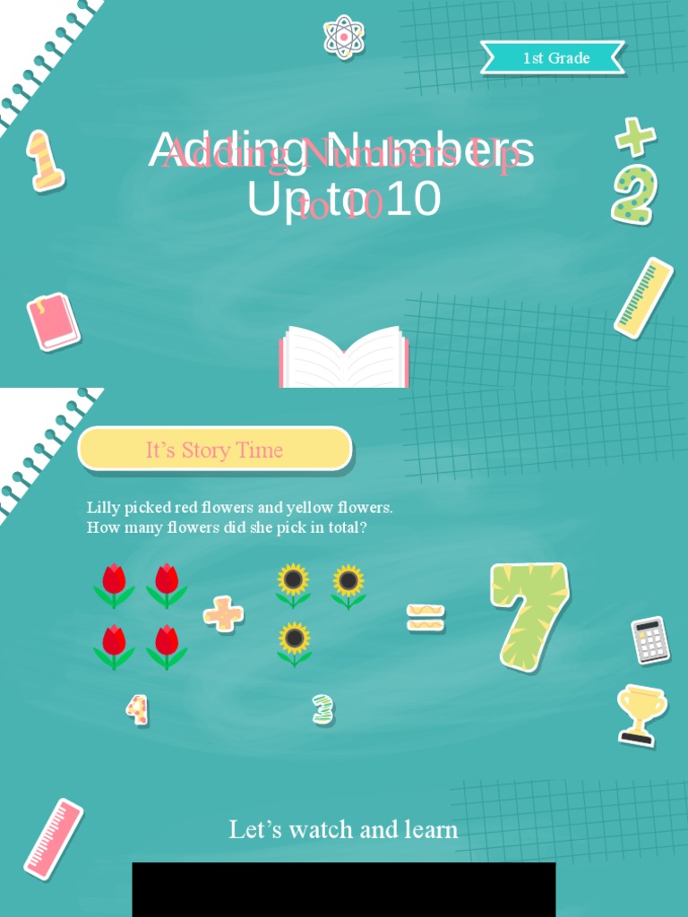 Adding Numbers Up To 10 | PDF