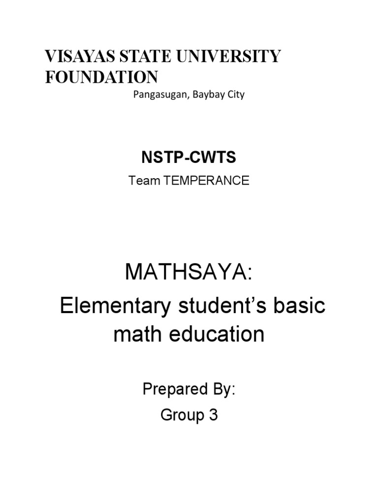Project Proposal Cwts Team Temperance Pdf Mathematics Cognition