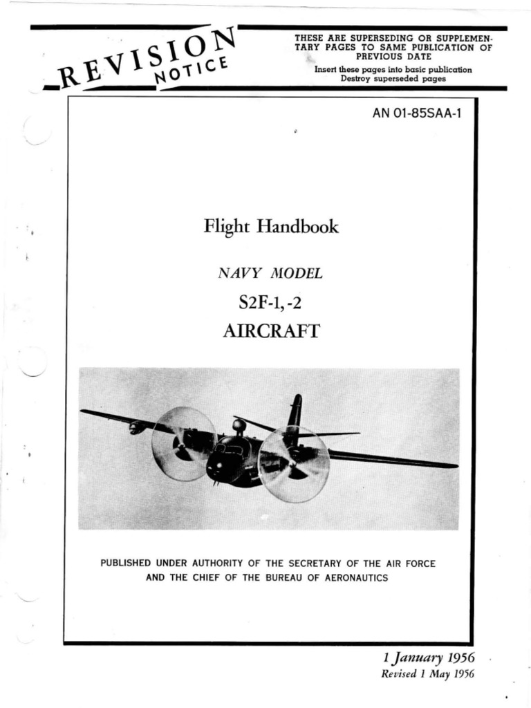 Grumman S-2-1 - 2 Tracker Flight Manual | PDF