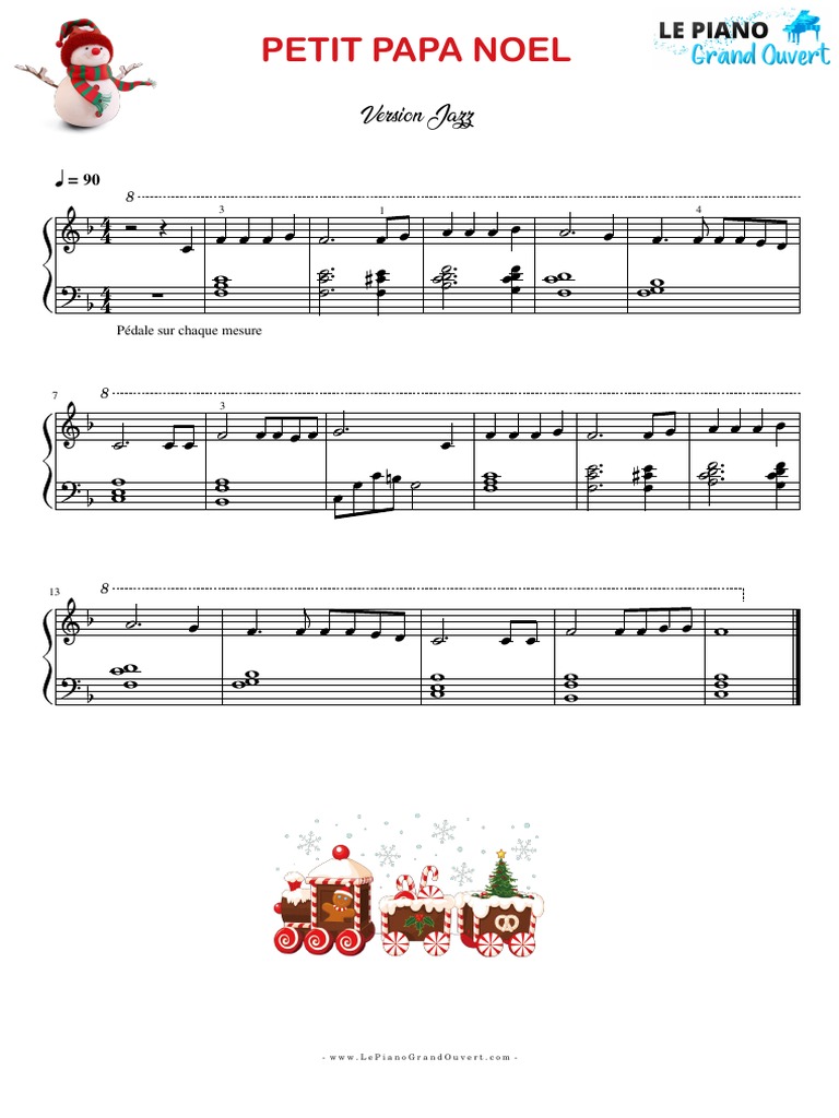 Partition Papa Noel JAZZ | PDF