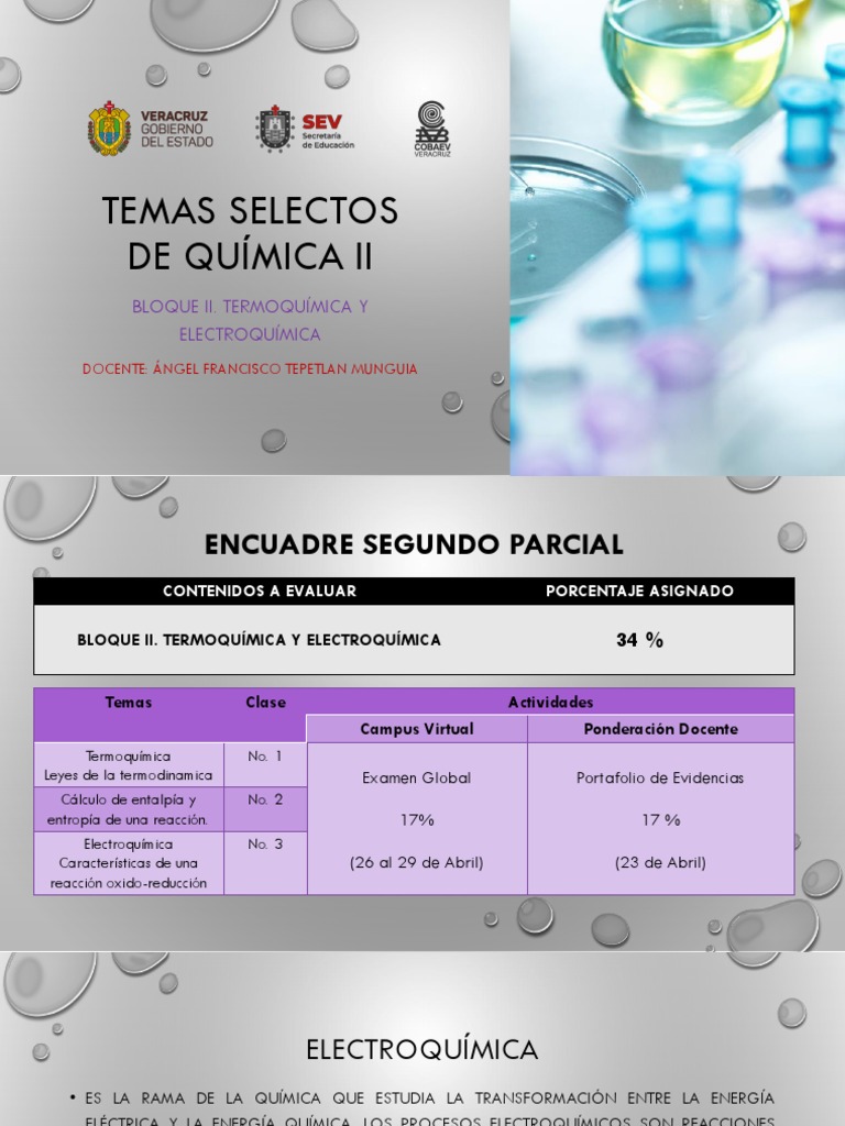 Electroquímica | PDF | Redox | Compuestos químicos