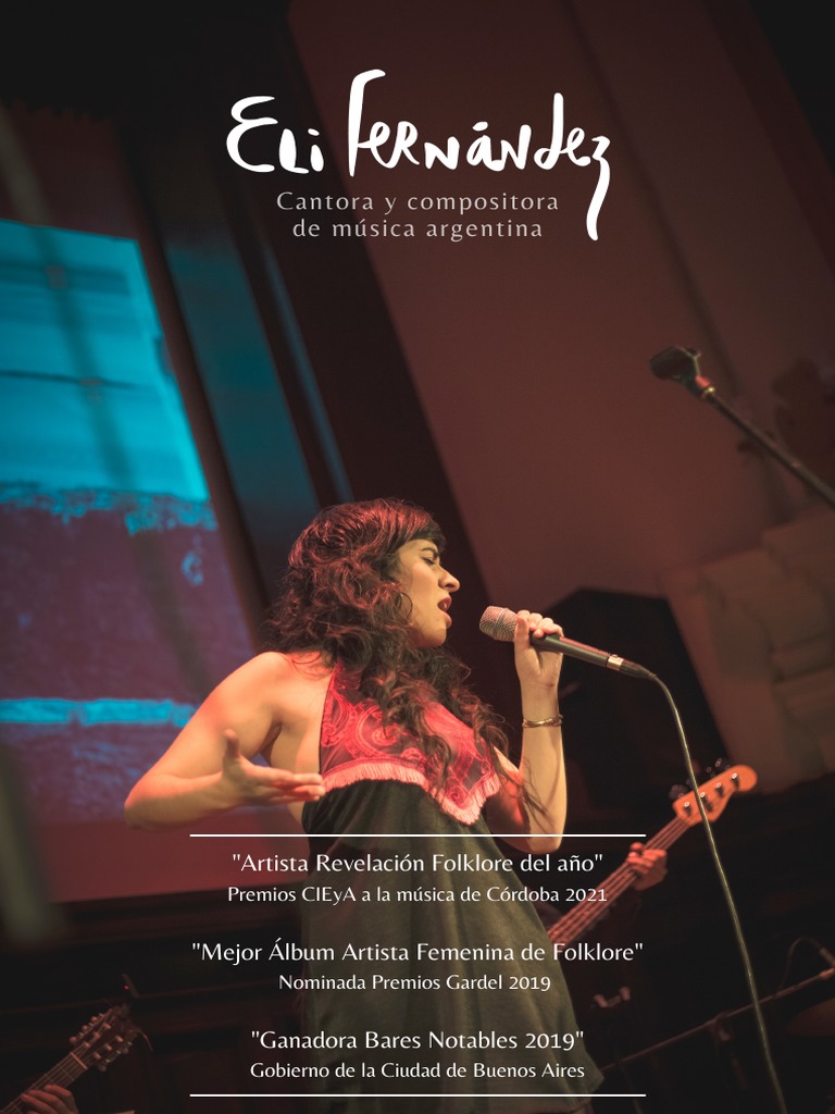 Eli Fernández Dossier 2021 | PDF | Musica Tango | Las artes escénicas