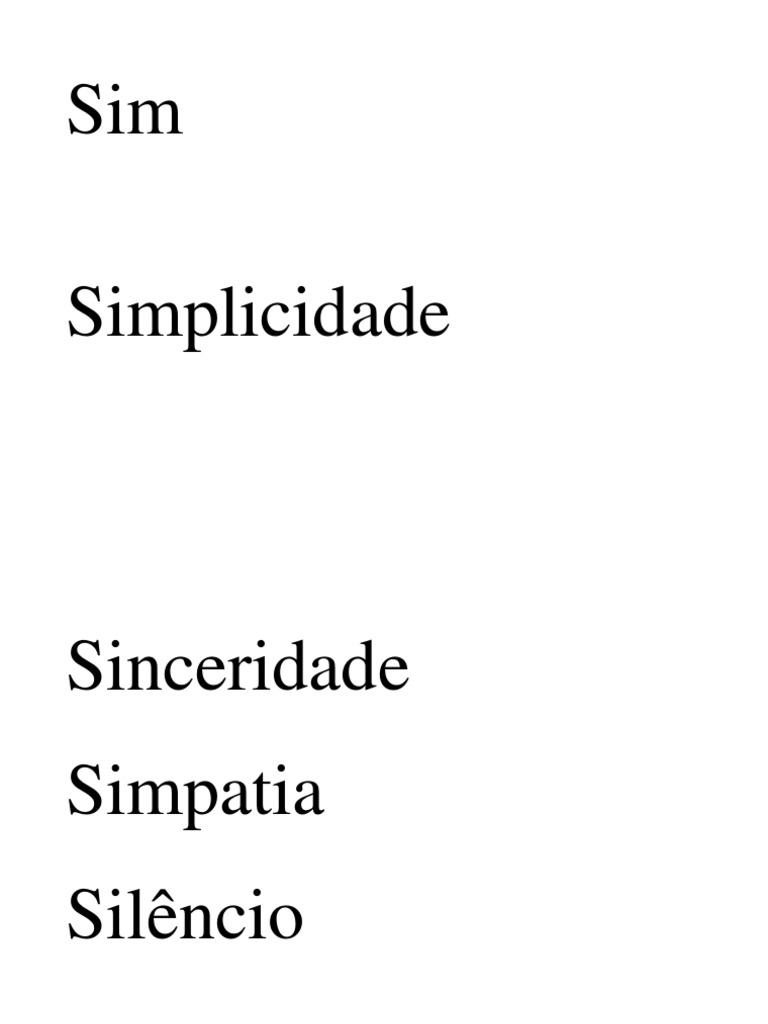 Simpatia | PDF Simpatia | PDF