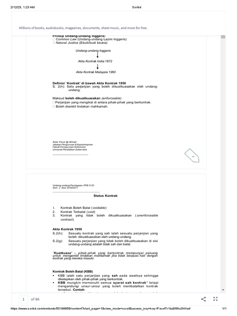Malay Note Law | PDF