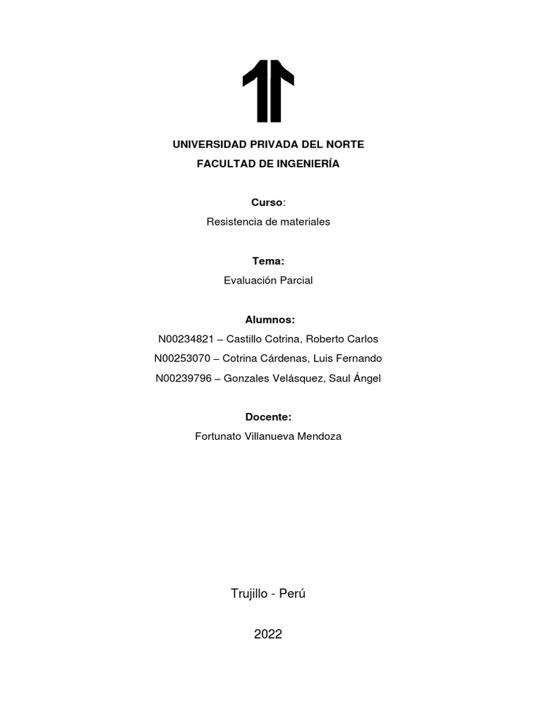 Examen t2 - Resistencia de Materiales | PDF