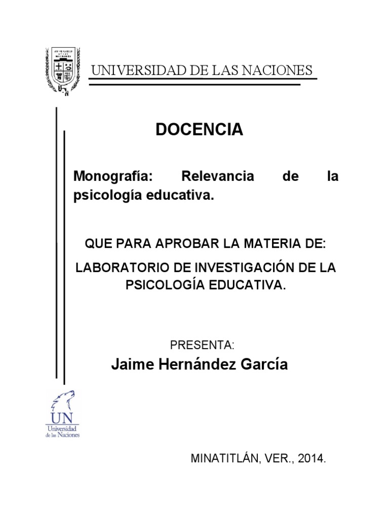 3 Lab Inves PscoEduc | PDF | Sicología | Psicología Educacional