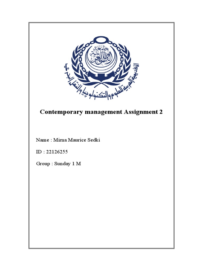 Management Assignment 2 | PDF | Employment | Sales