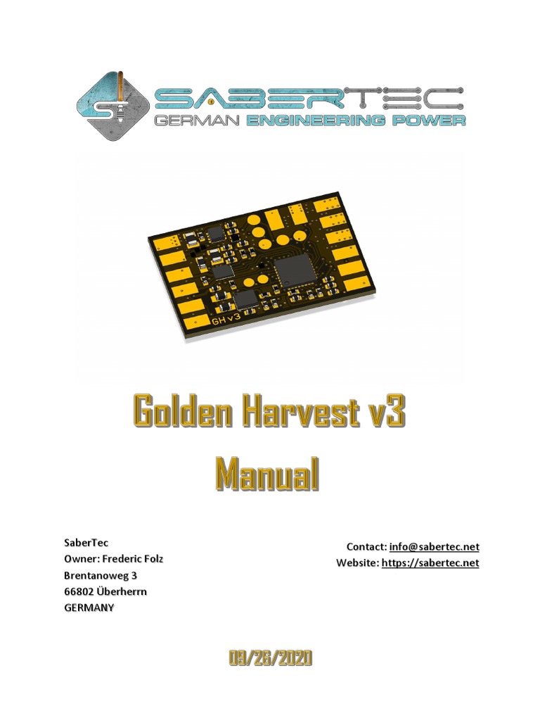 Golden Harvest v3 Manual | PDF | Loudspeaker | Soldering