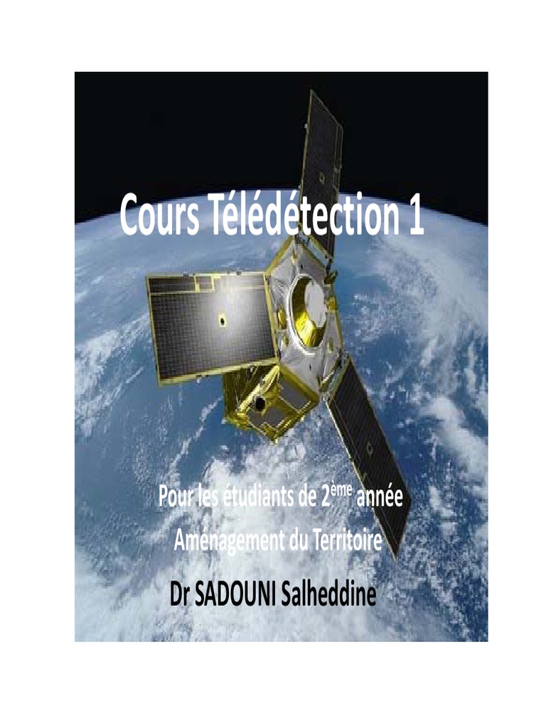 Télédétection Cours | PDF | Télédétection | Infrarouge