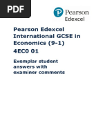Edexcel IGCSE Business Exemplar Answers | PDF | Profit (Economics)