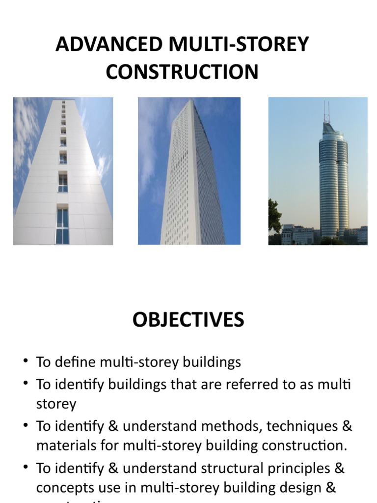 Advanced Multi-Storey Building Techniques | PDF | Deformation ...