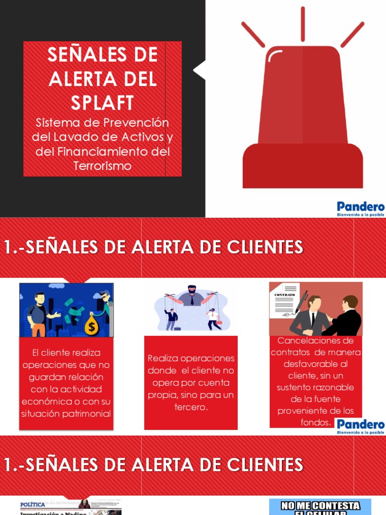 Señales de Alerta SPLAFT | PDF | Finanzas y dinero