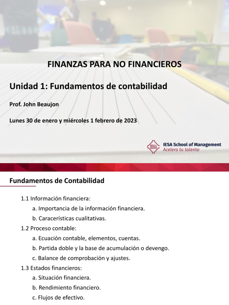 U1-Contabilidad-FNF 10 | PDF | Contabilidad | normas internacionales de INFORMACION FINANCIERA