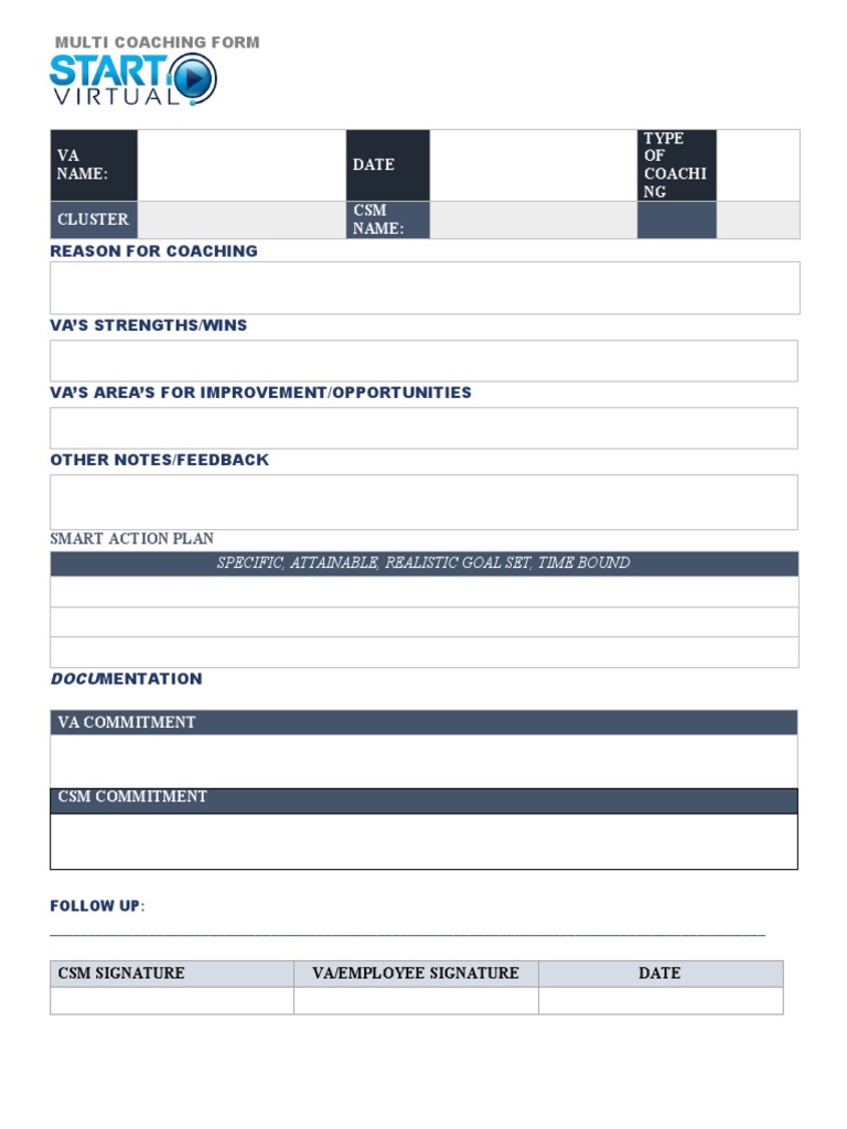 Offical Overall Coaching Form | PDF