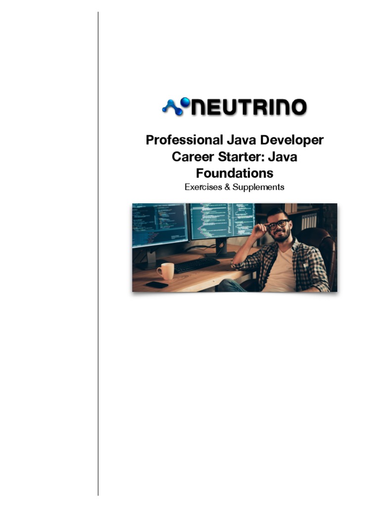 Professional Java Developer Career Starter Java Foundations Exercises ...