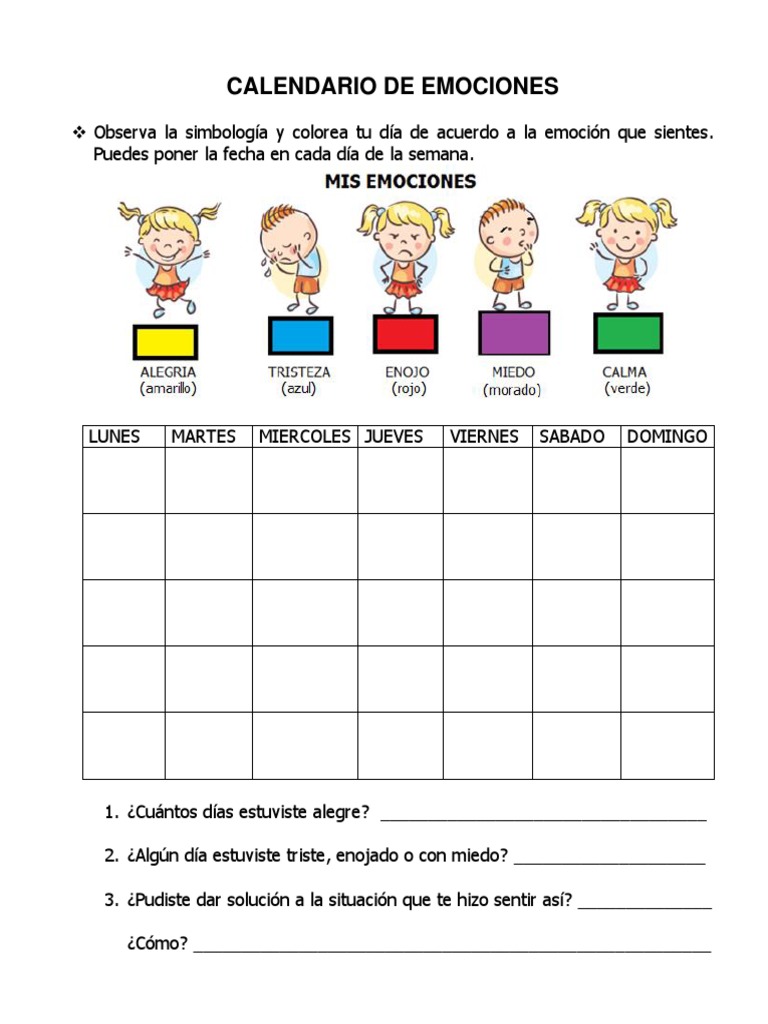 Act. Socioemocional | PDF